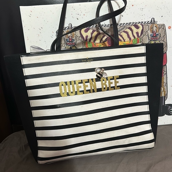 kate spade | Bags | Rare Queen Bee Kate Spade Shoulder Bag Pre Loved ...